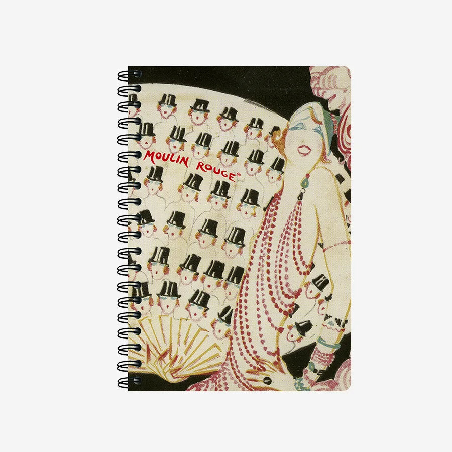A5 Hats notebook - Moulin Rouge