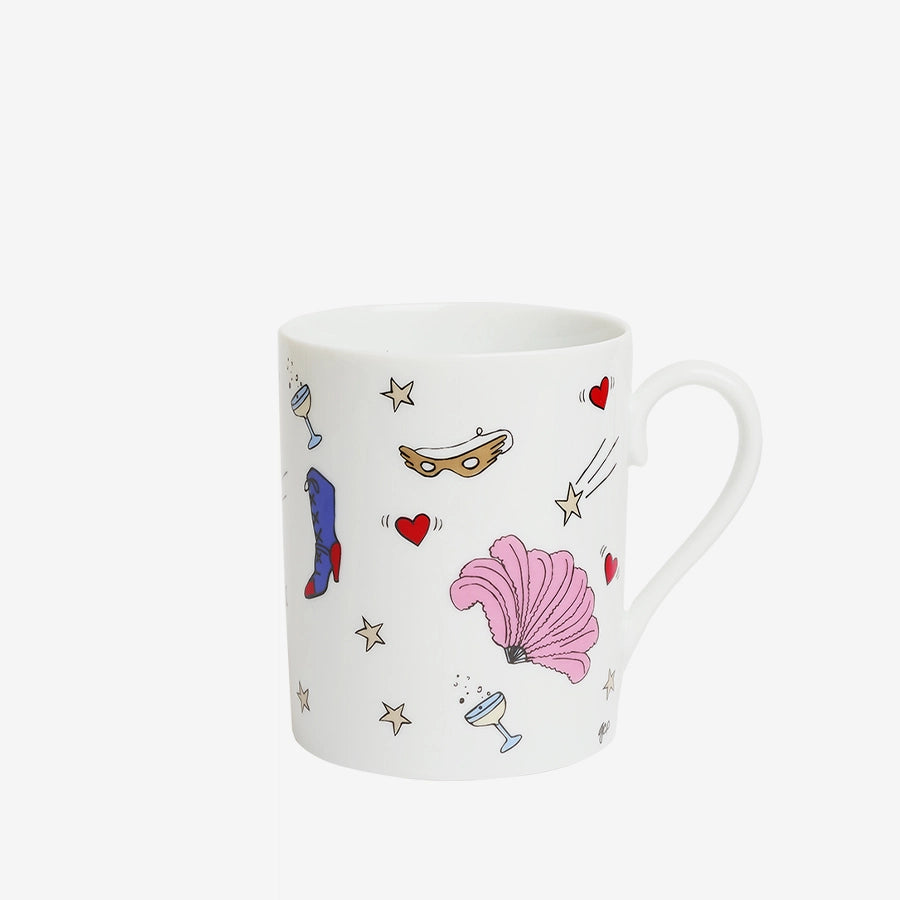 Essentiels porcelain mug - Moulin Rouge